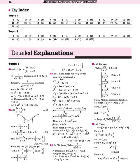 Arihant 24 Years JEE Main Mathematics Chapterwise Topicwise PYQ with ...