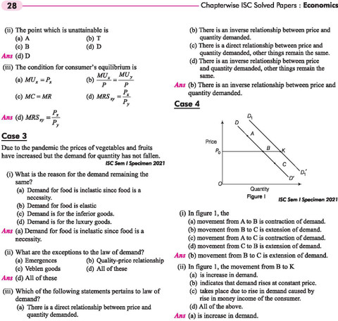 Arihant ISC Question Bank Chapterwise & Topicwise Class 12 Economics ...