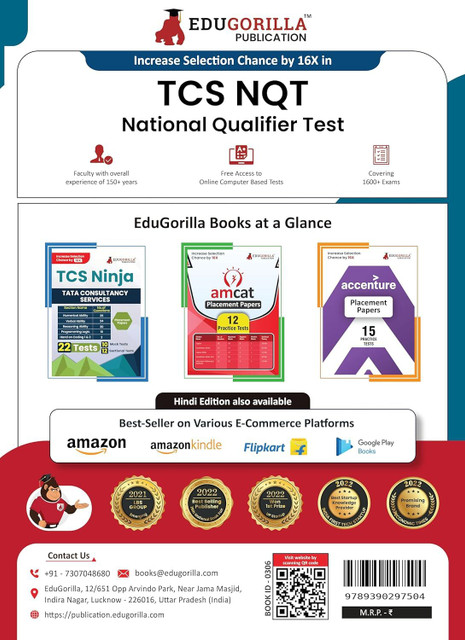 TCS NQT Book 2023 - .: Buy TCS NQT Book 2023 - . by Edugorilla Prep ...