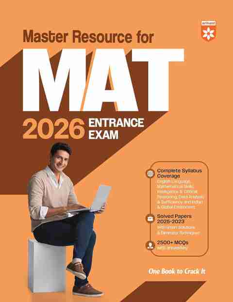 Arihant Master Resource MAT Entrance Exam 2026 | 2500+ MCQs with Answer ...