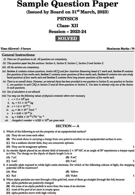 CBSE Question Bank Chapterwise and Topicwise SOLVED PAPERS_Class 12 ...