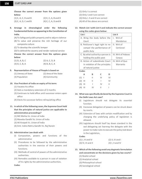 CUET PG Law (LLM) Entrance Exam Book - 2026 | Topic & Unit-Wise ...