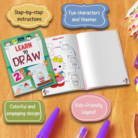 learn to draw coloring book