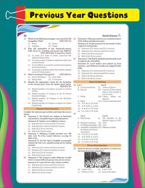 Disha 360 Social Science Class 10 NCERT Simplified | Theory, Question ...