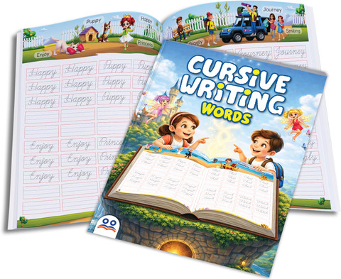 Cursive Writing Book - Cursive Handwriting Practice Books [Set of 4 ...