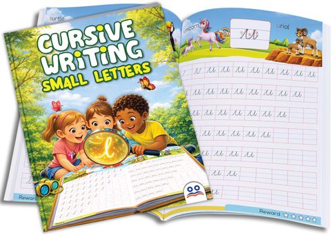 Cursive Writing Book - Cursive Handwriting Practice Books [Set of 4 ...