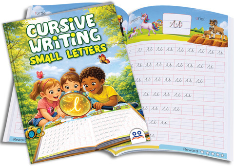 Cursive Writing Book - Cursive Handwriting Practice Books [Set of 4 ...