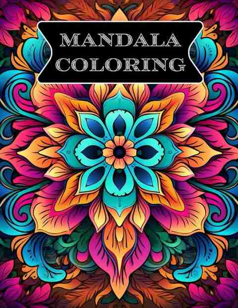 mandala art coloring book for adults