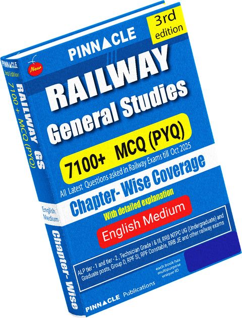 Railway General Studies book 2026-27 | 7100+ MCQ Questions with ...