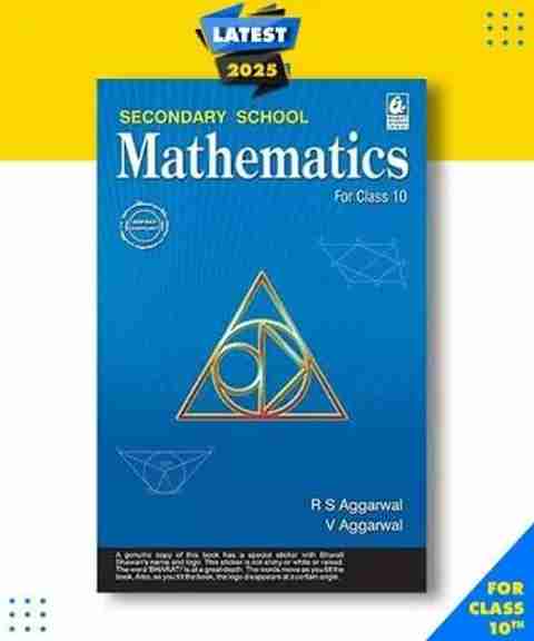 RS AGGARWAL CLASS 10TH MATHS NEW 2025-26 EDITION Paperback – 14 March ...