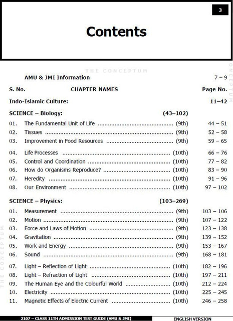Class 11th Science & Diploma Eng. Entrance Exam Guide for AMU & JMI ...