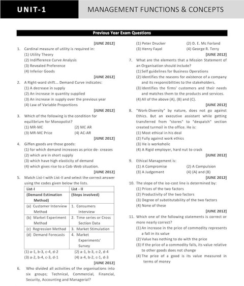 UGC NET Management Book 2025 - UGC NET Paper 2 Management 2026 & UGC ...