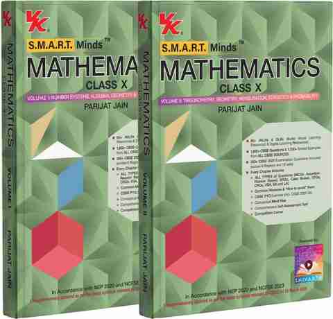S.M.A.R.T. Minds Mathematics Class X (Vol. 1 - 2) by Parijat Jain ...