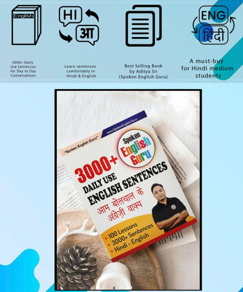 3000+ Daily Use English Sentences Book by Spoken English Guru - Latest ...