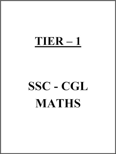 SSC CGL Book 2026 - SSC CGL Maths Book 2026 by Two Brothers ...