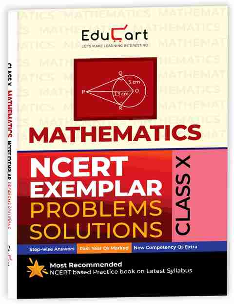Educart NCERT Exemplar Class 10 Mathematics 2026 Problems Solutions ...