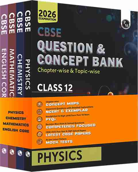 ( OLD EDITION ) PW CBSE Question & Concept Bank (QCB) Class 12 Physics ...
