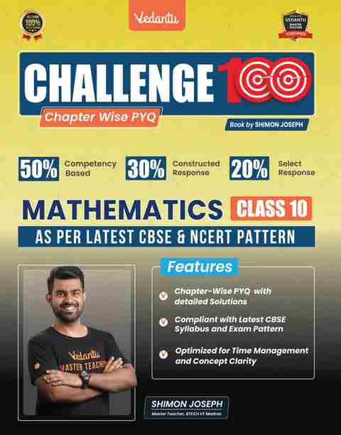 Vedantu Challenge 100 Mathematics Book For Class 10 | CBSE Chapter-wise ...