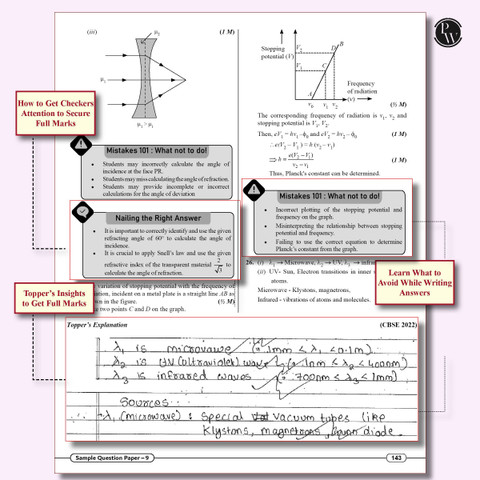 PW CBSE 12 Sample Question Papers Class 12 2025-26 - Phy, Chem, Maths, Eng Combo 2026 Board Exam ...