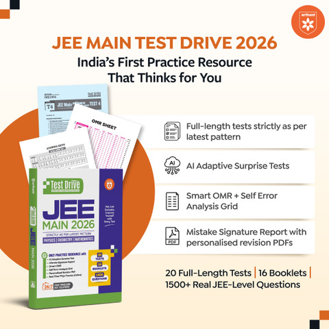 Arihant Test Drive JEE Main 2026 | Physics, Chemistry & Mathematics ...