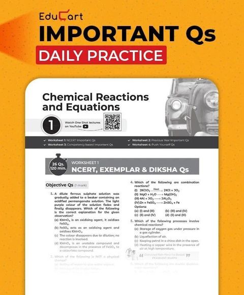 Educart One-shot Science CBSE Class 10 Question Bank 2025-26 on new ...