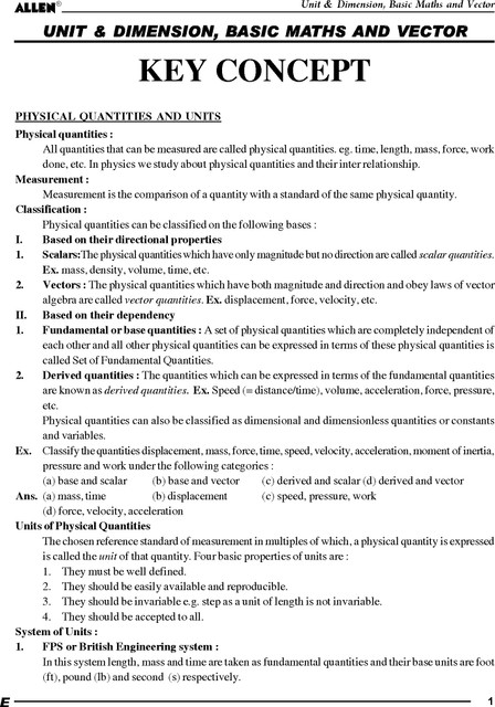 ALLEN 11th JEE MAIN+ADVANCED Study Material Package (Set of 18 Modules ...