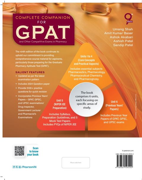 Complete Companion for Gpat and Other Competitive Examinations in ...