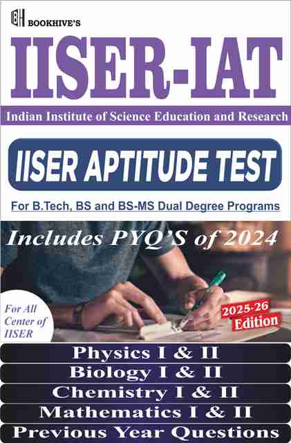 IISER IAT Aptitude Test 2025-26 (Set of 5 Books) For BTech. BS. And BS ...