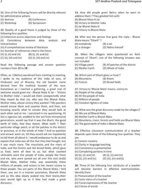 MP SET Life Science and SET Paper 1 Aptitude PYQ Books - 2026 ...