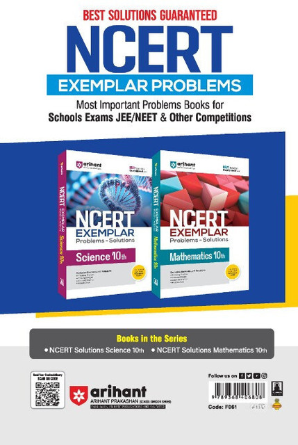 Arihant NCERT Solutions for Class 10th Mathematics with Chapterwise ...