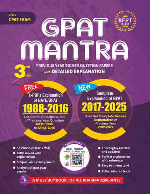 GPAT MANTRA:GPAT PREVIOUS YEAR SOLVED QUESTION PAPERS WITH DETAILED ...