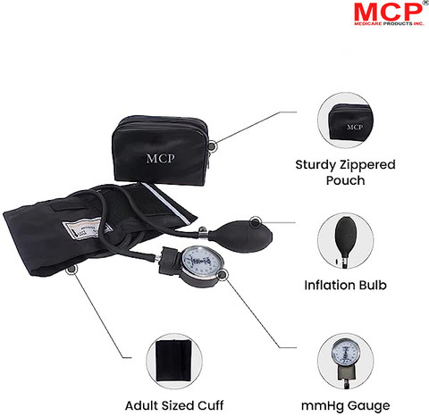 MCP Deluxe Aneroid Blood Pressure Monitor Accurate Mnual ...