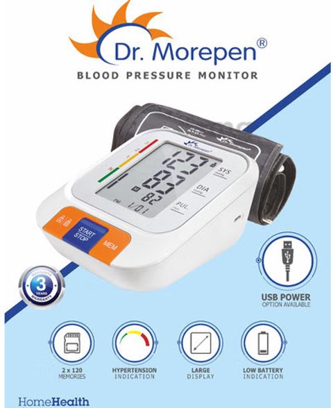 Dr. Morepen Full Automatic Digital Blood Pressure Machine (BP14) Bp ...