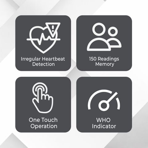 Dr. Odin OBP 105 Accurate Digital Blood Pressure Monitor Pulse Point ...