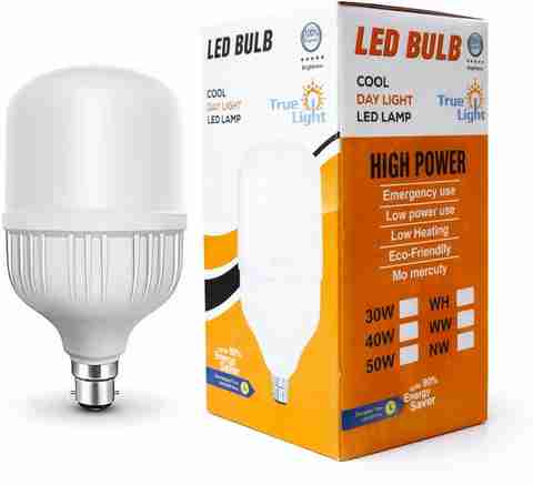 Laxminina 50 W Basic, Eye Safety Compliance Standard B22 LED Bulb Price ...
