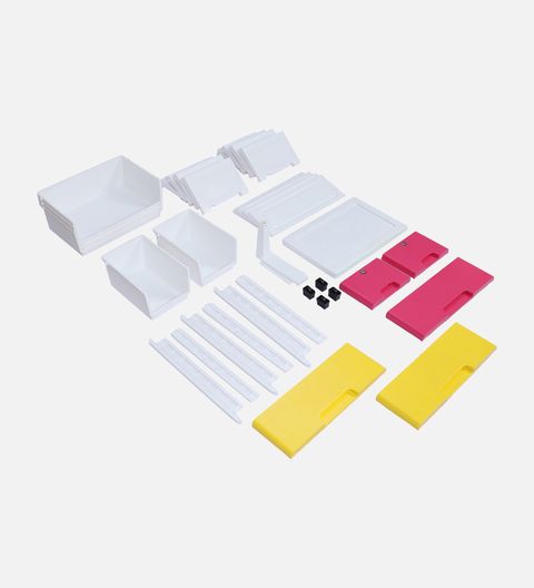 The Tickle Toe 5-Drawer Plastic Chest for Kids Yellow Pink | Storage ...