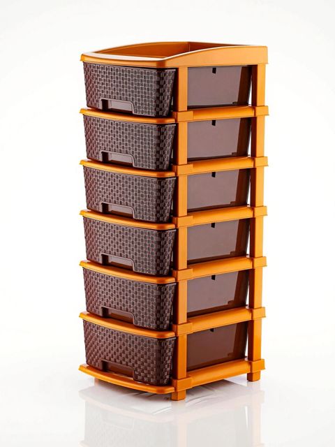 PALAK 6 Plastic Modular Drawer System for Home, Office, Hospital ...