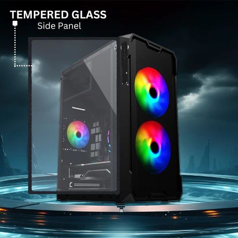 rionix GAMING CABINET CIG2008 Gaming Cabinet with USB 2.0 and USB 3.0 ...