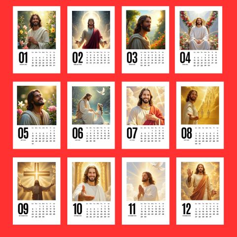 MAYANKONESTOP Divine Grace – Jesus Desk Calendar 2026 2026 Table ...