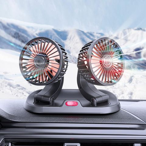 Elite Car Cooling Fan 12V With 360 Degree Rotation 2 Speed Fans E-1775 ...