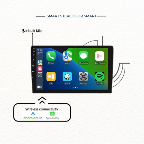 carfy X3 4/32 CARPLAY SMART STEREO FOR SKODA KUSHAQ Car Stereo Price in ...