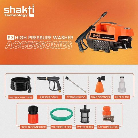 Shakti Technology S3 High Machine 1800 Watts and 120 Bar Pressure ...