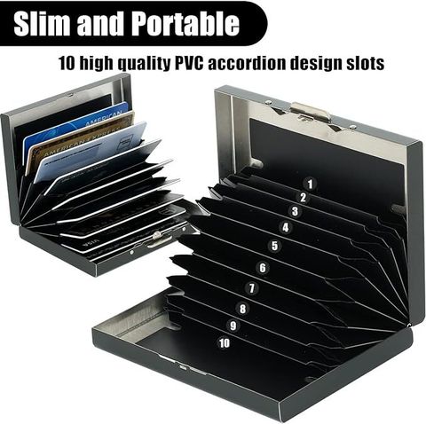 Flipkart.com | StealODeal Black RFID Blocking Metal ATM/Credit/Debit ...