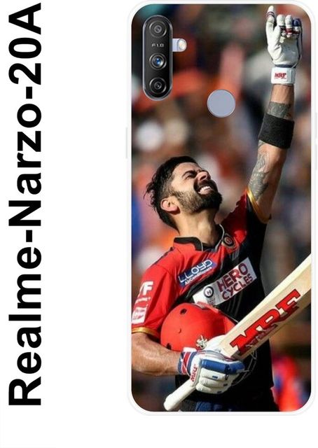 MOBIFLY Back Cover for Realme Narzo 20A, RCB, Virat, Kohli, IPL, Player ...