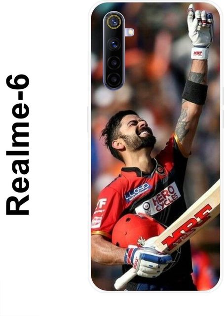 MOBIFLY Back Cover for Realme 6, RCB, Virat, Kohli, IPL, Player, 344 ...