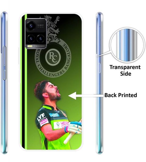 MASURA Back Cover for Vivo Y33T, RCB, IPL, Team, Logo, Virat, Kohli ...