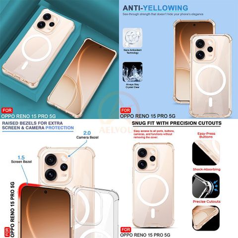 AelVouX Back Cover for Oppo Reno 15 Pro 5G - AelVouX : Flipkart.com