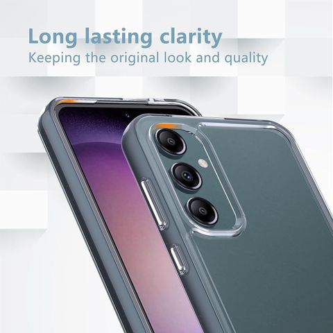 COVERLINE Back Cover for Samsung Galaxy S23 FE 5G Perfect Fit Crystal ...