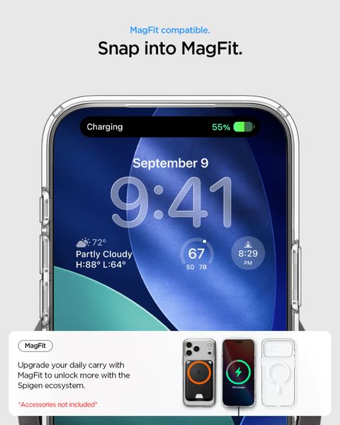 Spigen Ultra Hybrid MagFit Back Cover for iPhone 17 Pro Max - Spigen ...