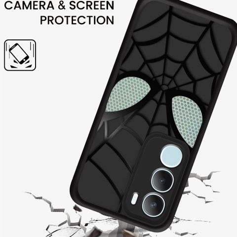 MagicTrap Back Cover for vivo Y29 5G Spidey Face Mask Case | Soft ...